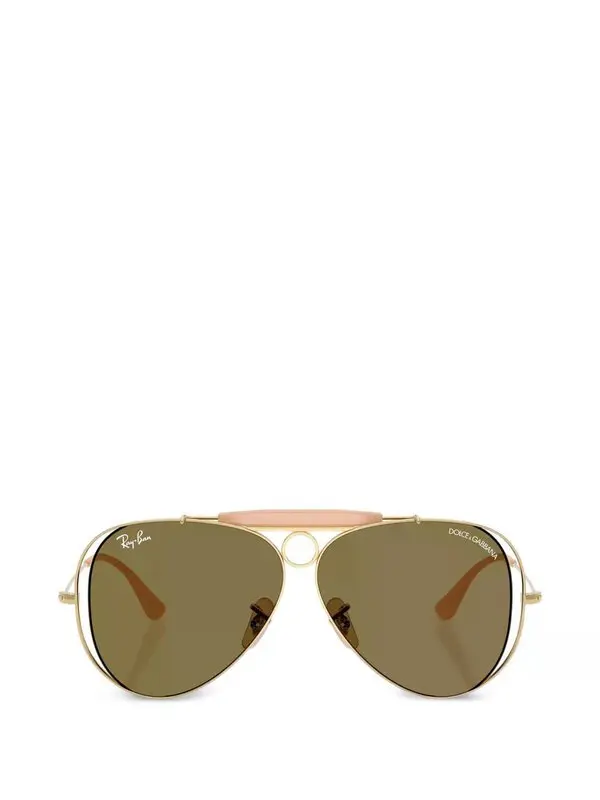 Ray-ban Metal Sunglasses - Gold