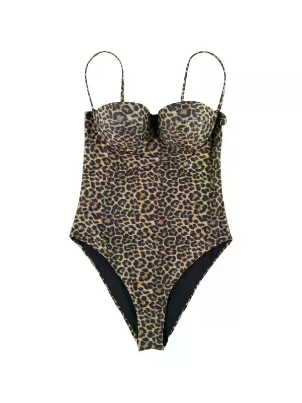 MATINEE Rihanna Leopard-print Swimsuit - Neutrals