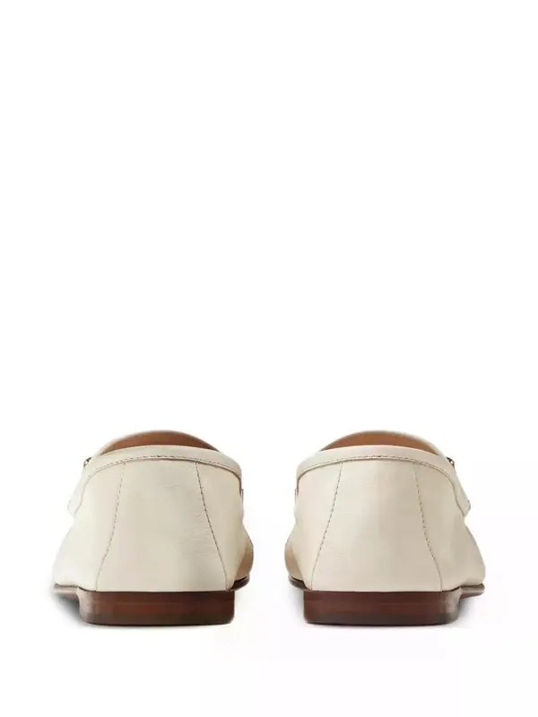 Versace Guanto Leather Loafers