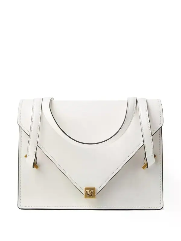 Versace Severine Leather Shoulder Bag - White
