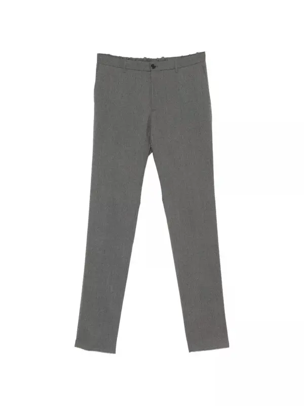 Incotex Straight-leg Tailored Trousers - Grey