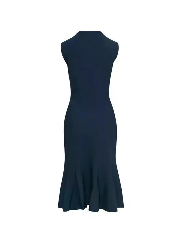 Stella McCartney Sleeveless Fluted-hem Midi Dress