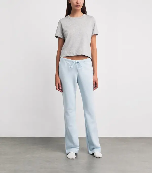 SKIMS Drapey French Terry Sweatpants - Blue