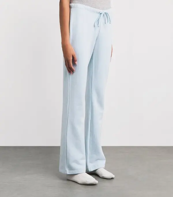 SKIMS Drapey French Terry Sweatpants - Blue