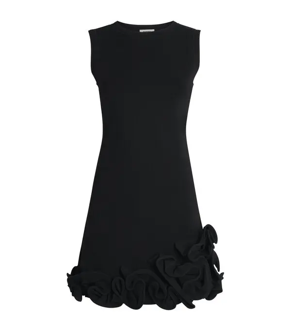 Sandro Ruffle Hem Mini Dress