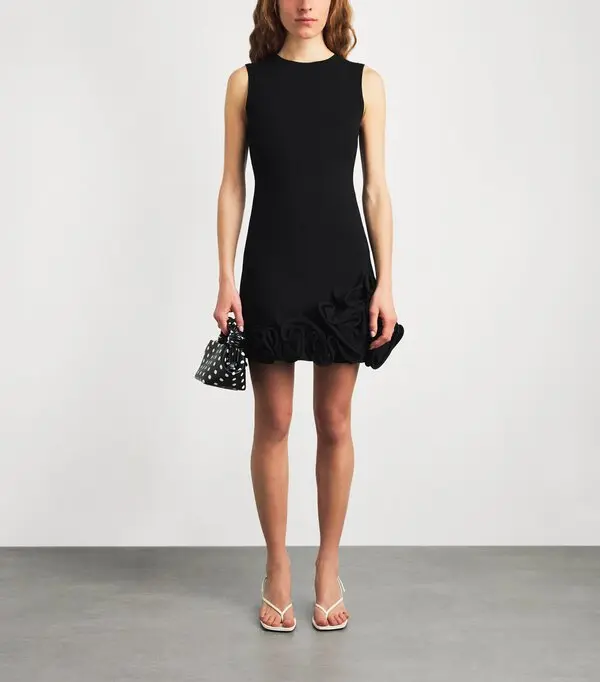 Sandro Ruffle Hem Mini Dress