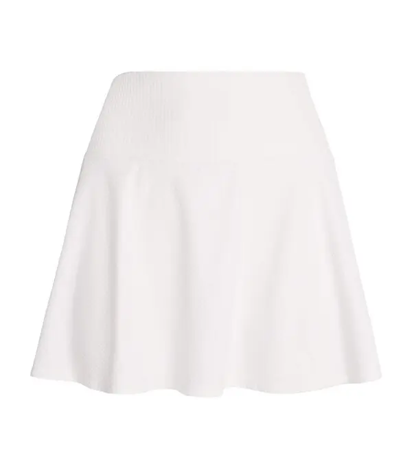 Vuori Baseline Gingham Skirt - White