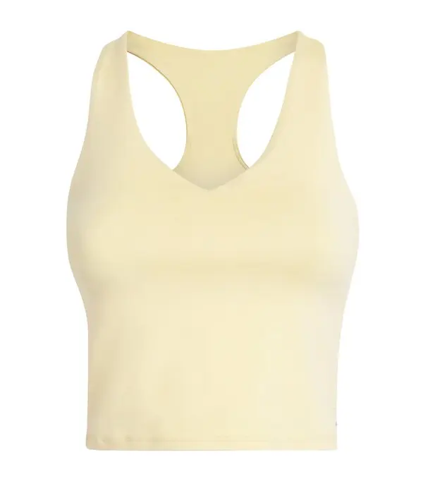 Vuori Halo Performance 2.0 Crop Top - Yellow