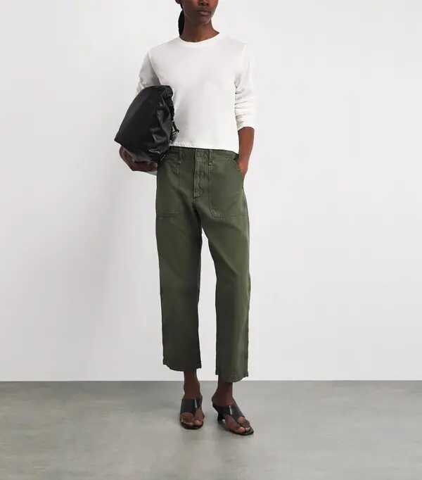 Eterne Long-sleeve Cropped T-shirt