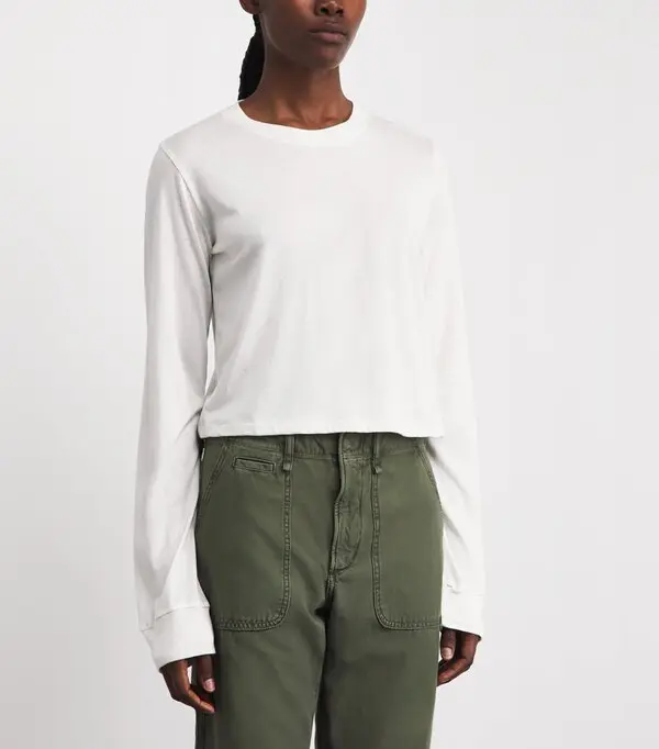 Eterne Long-sleeve Cropped T-shirt