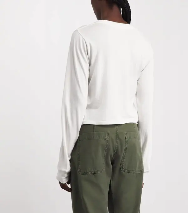 Eterne Long-sleeve Cropped T-shirt