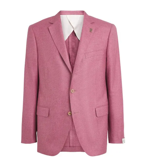Pal Zileri Silk-cashmere Vicenza Blazer - Pink
