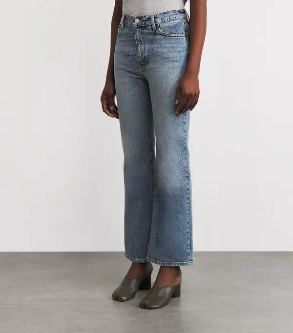 FRAME The Arrow High-rise Bootcut Jeans
