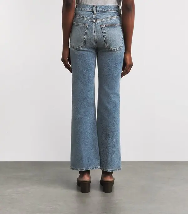 FRAME The Arrow High-rise Bootcut Jeans