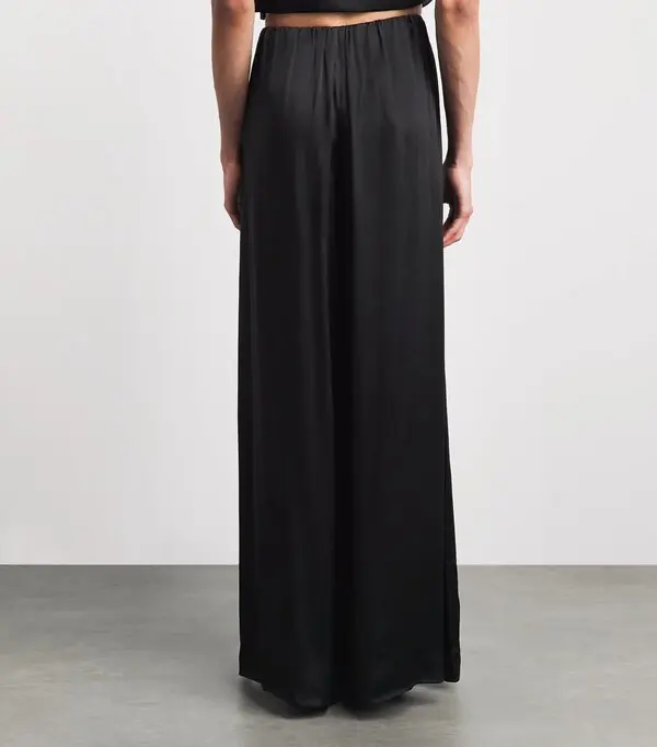 Camilla And Marc Satin Wide-leg Trousers