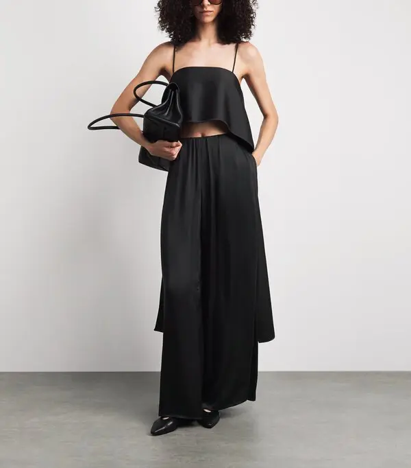 Camilla And Marc Draped Satin Top