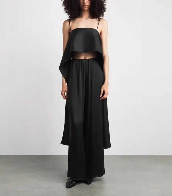 Camilla And Marc Draped Satin Top