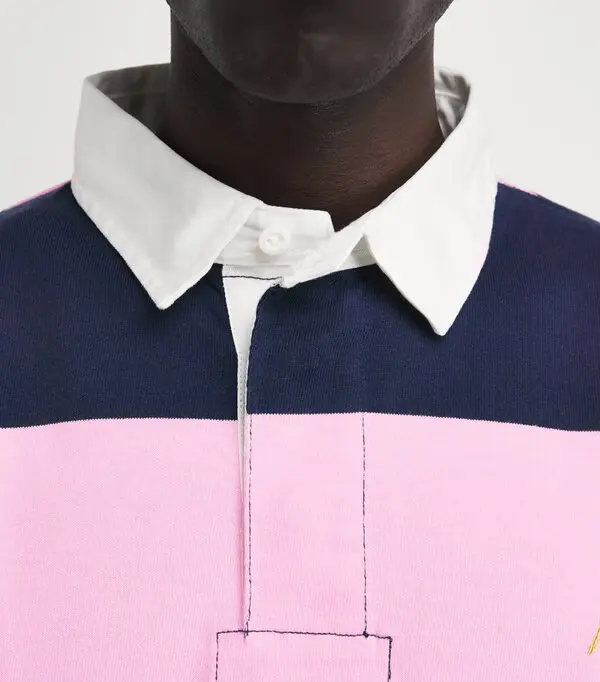 Polo Ralph Lauren Cotton Stripe Rugby Shirt - Pink