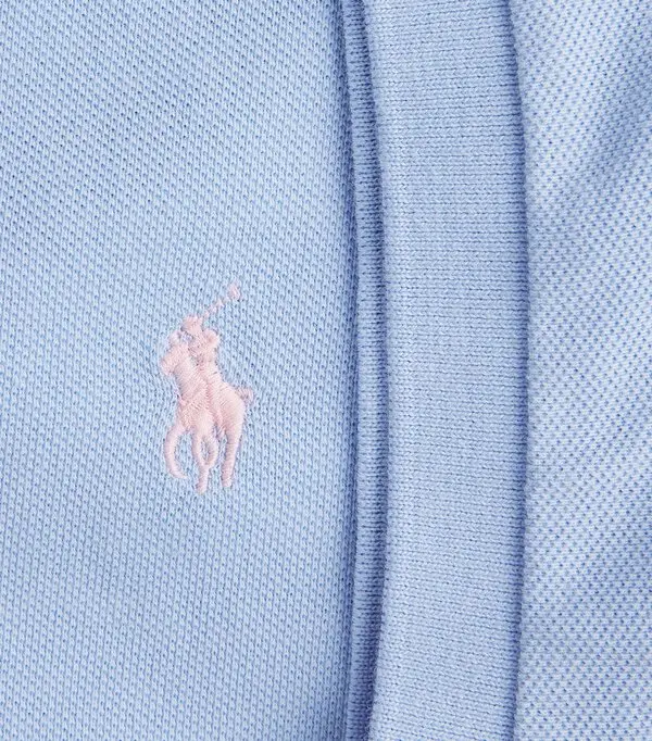 Polo Ralph Lauren Custom-fit Cotton Mesh Polo Shirt - Blue
