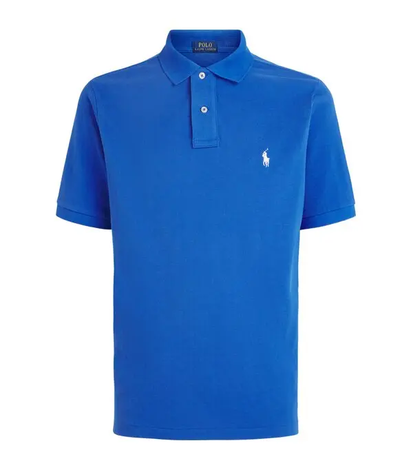Polo Ralph Lauren Cotton Mesh Classic-fit Polo Shirt - Blue