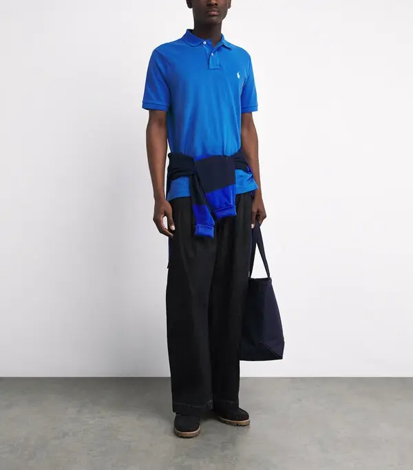 Polo Ralph Lauren Cotton Mesh Classic-fit Polo Shirt - Blue