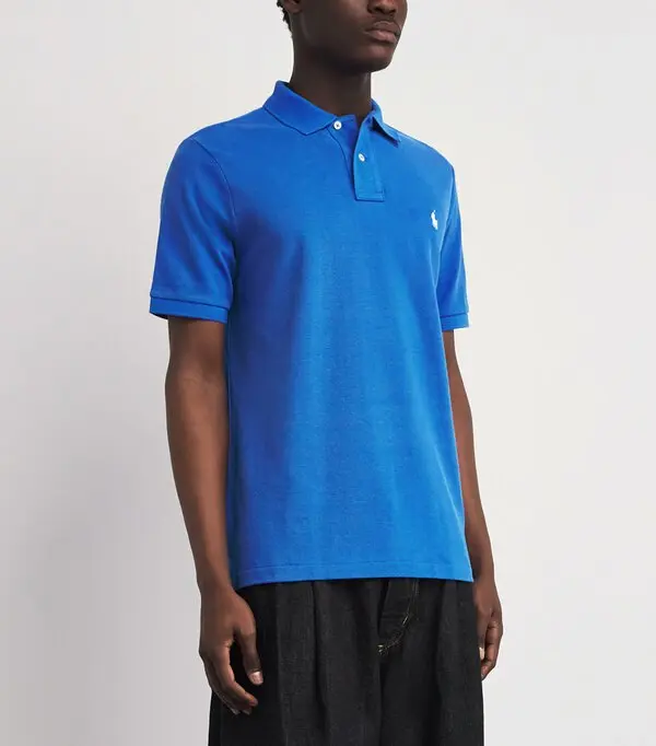 Polo Ralph Lauren Cotton Mesh Classic-fit Polo Shirt - Blue