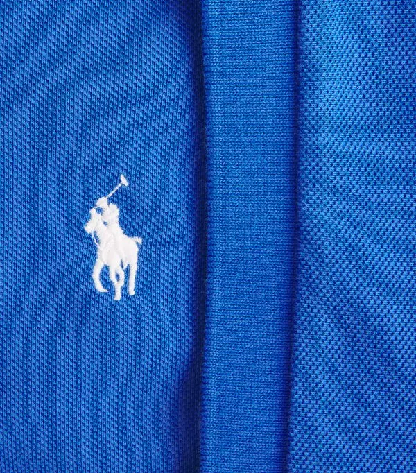 Polo Ralph Lauren Cotton Mesh Classic-fit Polo Shirt - Blue
