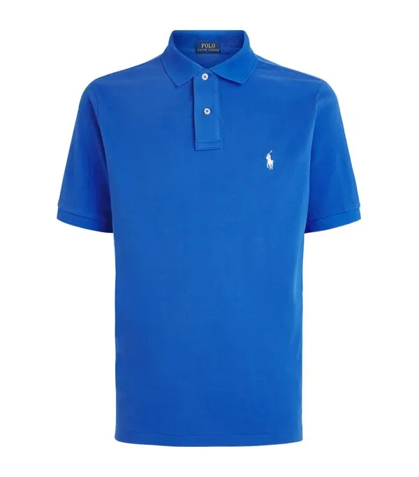 Polo Ralph Lauren Cotton Mesh Classic-fit Polo Shirt - Blue