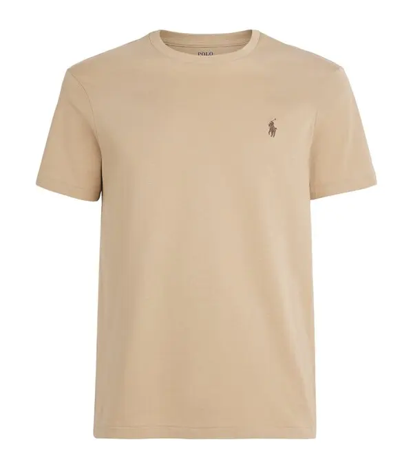 Polo Ralph Lauren Cotton Custom-fit Polo Pony T-shirt - Brown