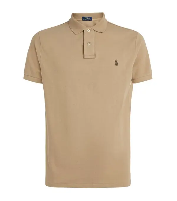 Polo Ralph Lauren Cotton Mesh Custom-fit Polo Shirt - Brown