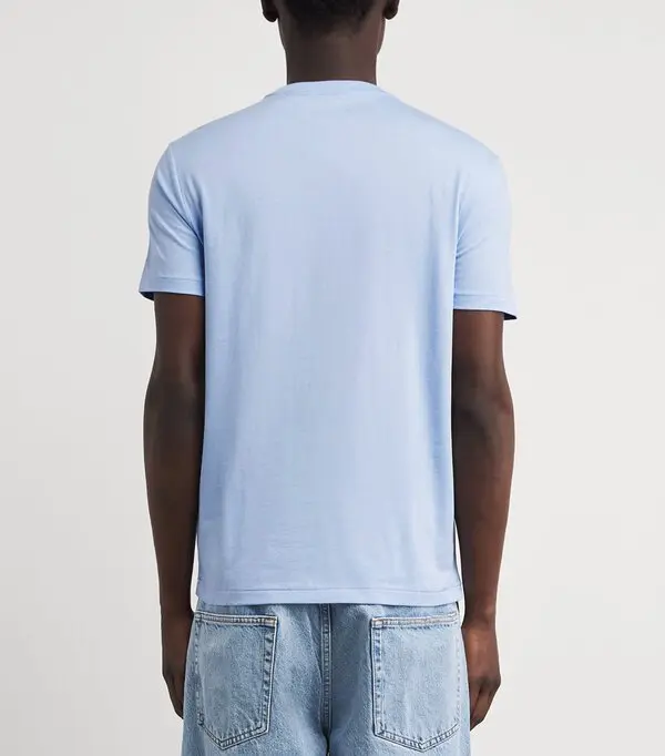 Polo Ralph Lauren Cotton Custom-fit Polo Pony T-shirt - Blue