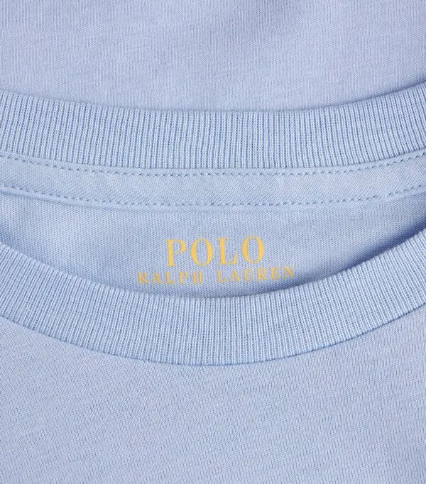 Polo Ralph Lauren Cotton Custom-fit Polo Pony T-shirt - Blue