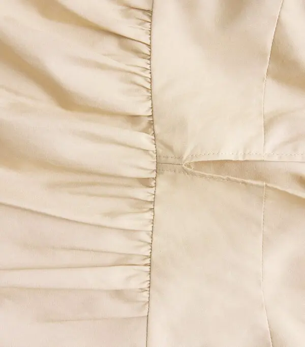 Vince Cotton Belted Midi Dress