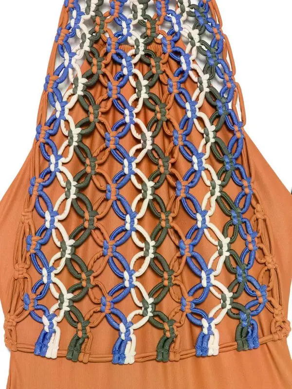 AGUA DE COCO Macramé Detail Swimsuit