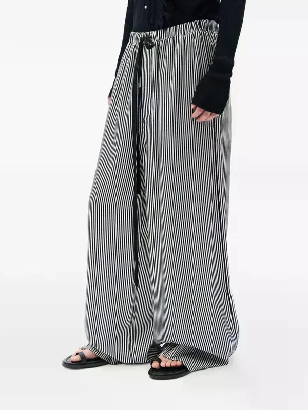 ANN DEMEULEMEESTER Relaxed Striped Trousers