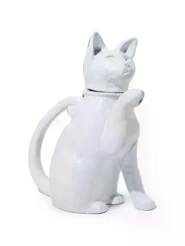 ASTIER DE VILLATTE Cat-shaped Teapot - White