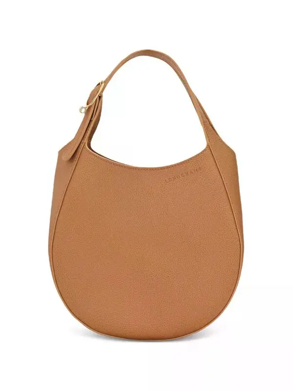 Longchamp Le Foulonné Grained-leather Bucket Bag - Brown