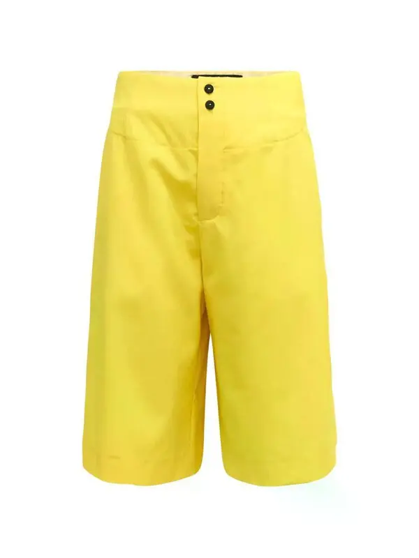 Jacquemus The Moisson Buttoned Tailored Shorts - Yellow