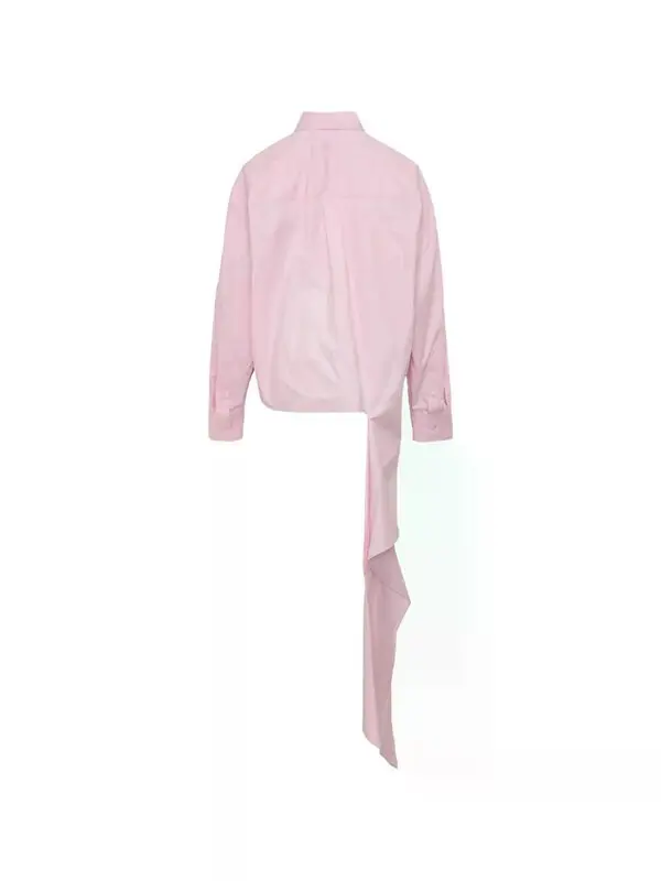 MSGM Asymmetrical Detail Shirt