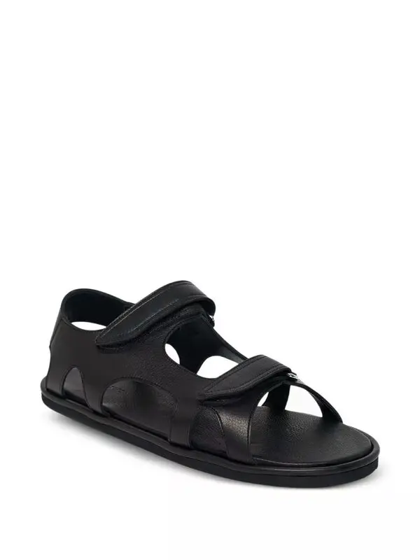 Auralee Double-touch Strap Leather Sandals