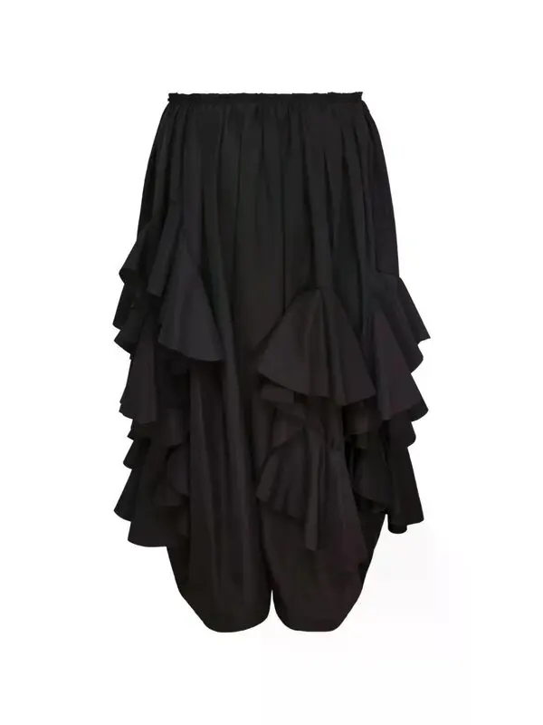 Comme Des Garçons Ruffled Detail Trousers