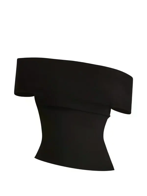STOLEN STORES Asymmetric Off-shoulder Top