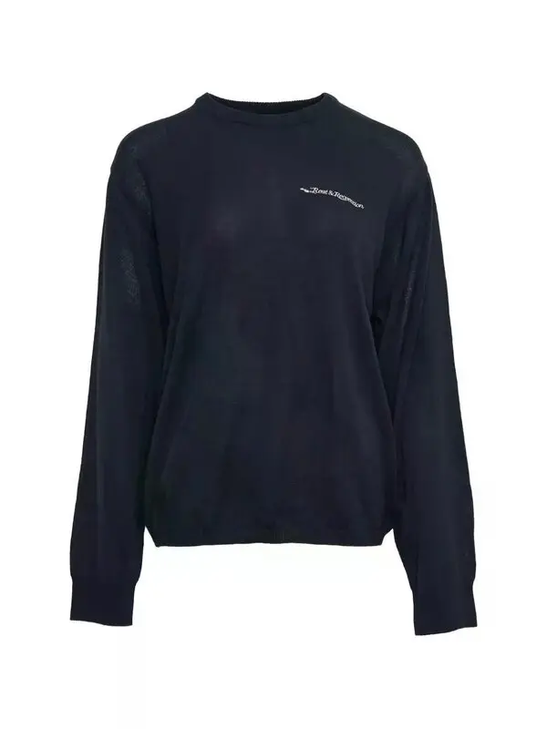 REST & RECREATION Layered Logo-print Sweater