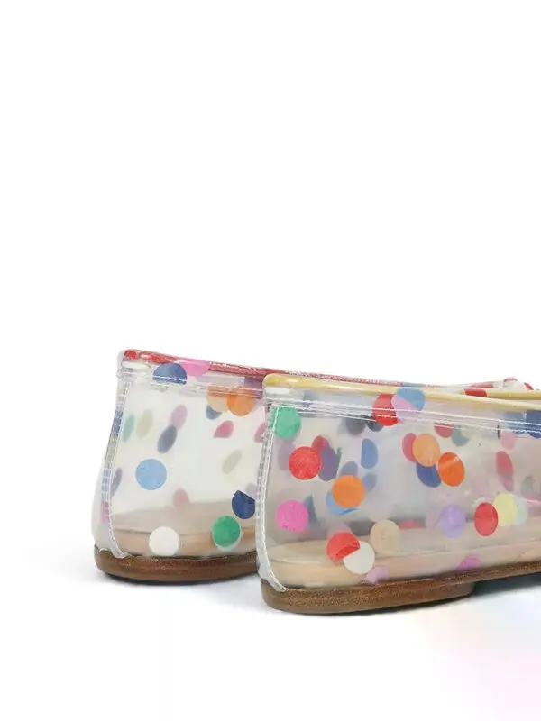 MAISON MARGIELA Confetti Print Tabi Ballet Flats