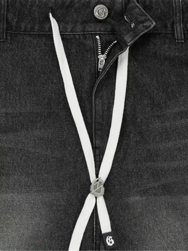 GODSPEED Embroidered Denim Shorts