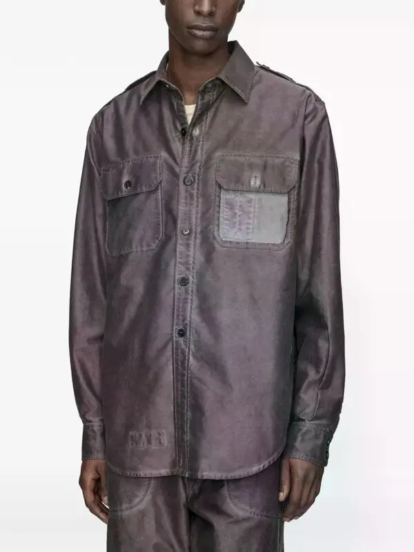 MAISON MARGIELA Long Sleeve Shirt - Grey