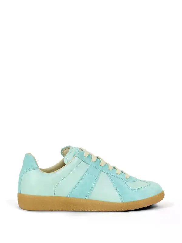 MAISON MARGIELA Replica Suede Panel Sneakers - Blue