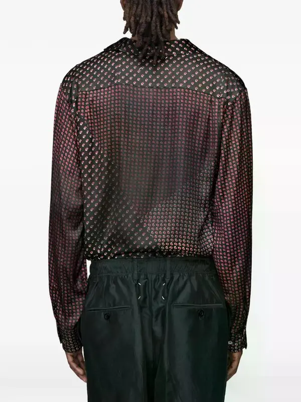 MAISON MARGIELA Paisley-print Long-sleeve Shirt