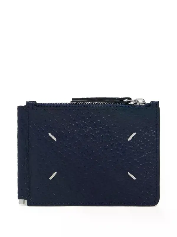 MAISON MARGIELA Four Stitches Leather Wallet - Blue