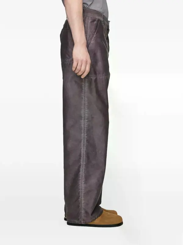 MAISON MARGIELA Wide-leg Trousers With Stitched Pocket Detail